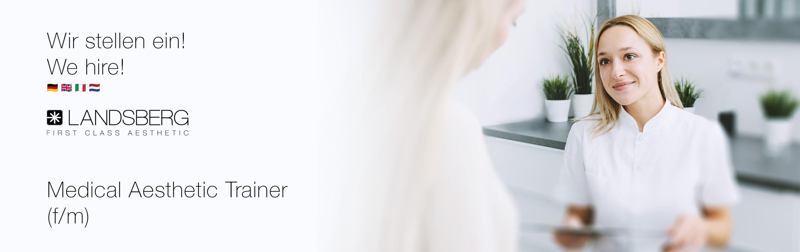 Medical Aesthetic Trainer – Kosmetik & Technologie international (w/m ...